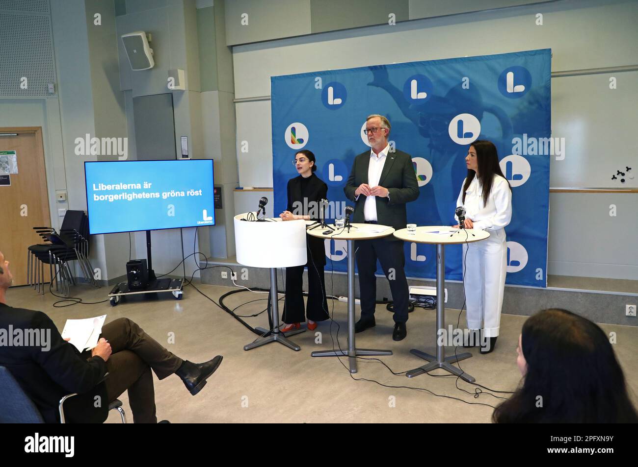 Romina Pourmokhtari (Minister for the Environment), Johan Pehrson ...