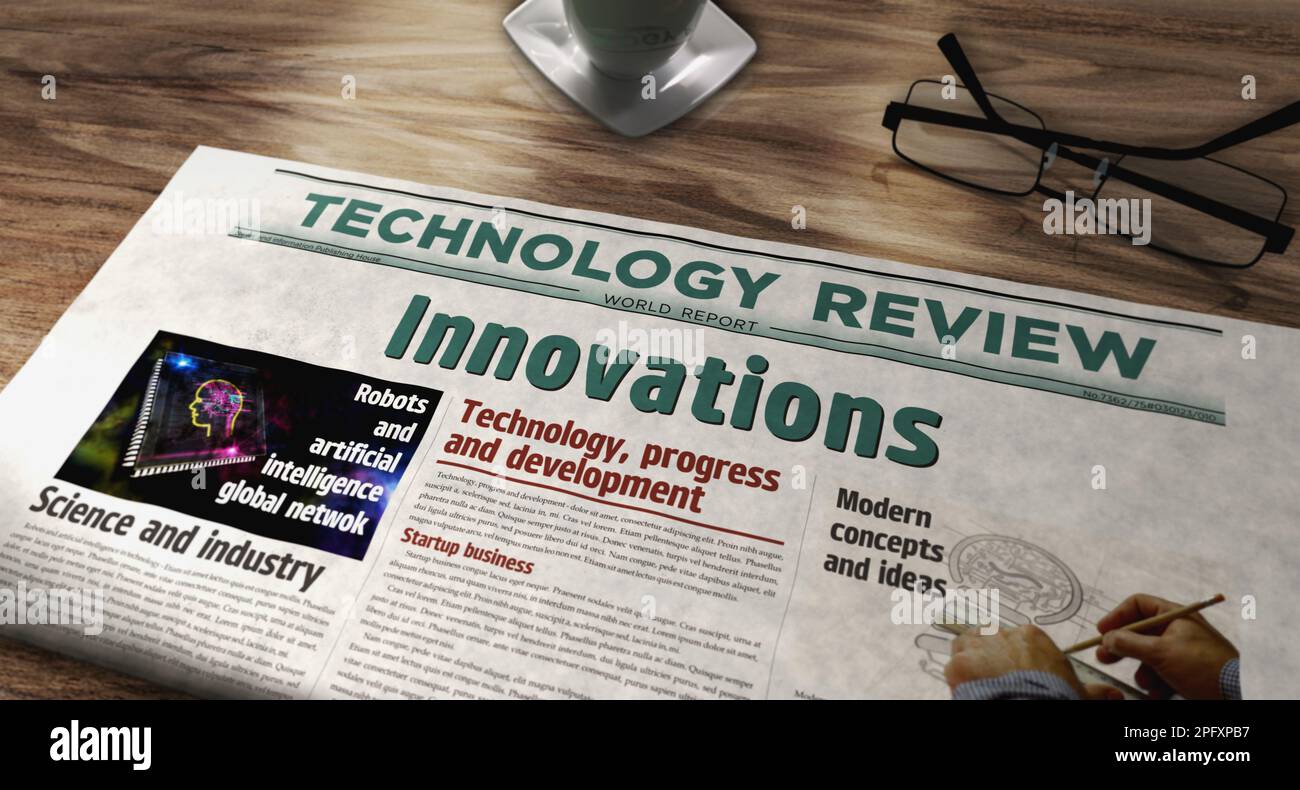 Innovation creative science and technology development daily newspaper ...