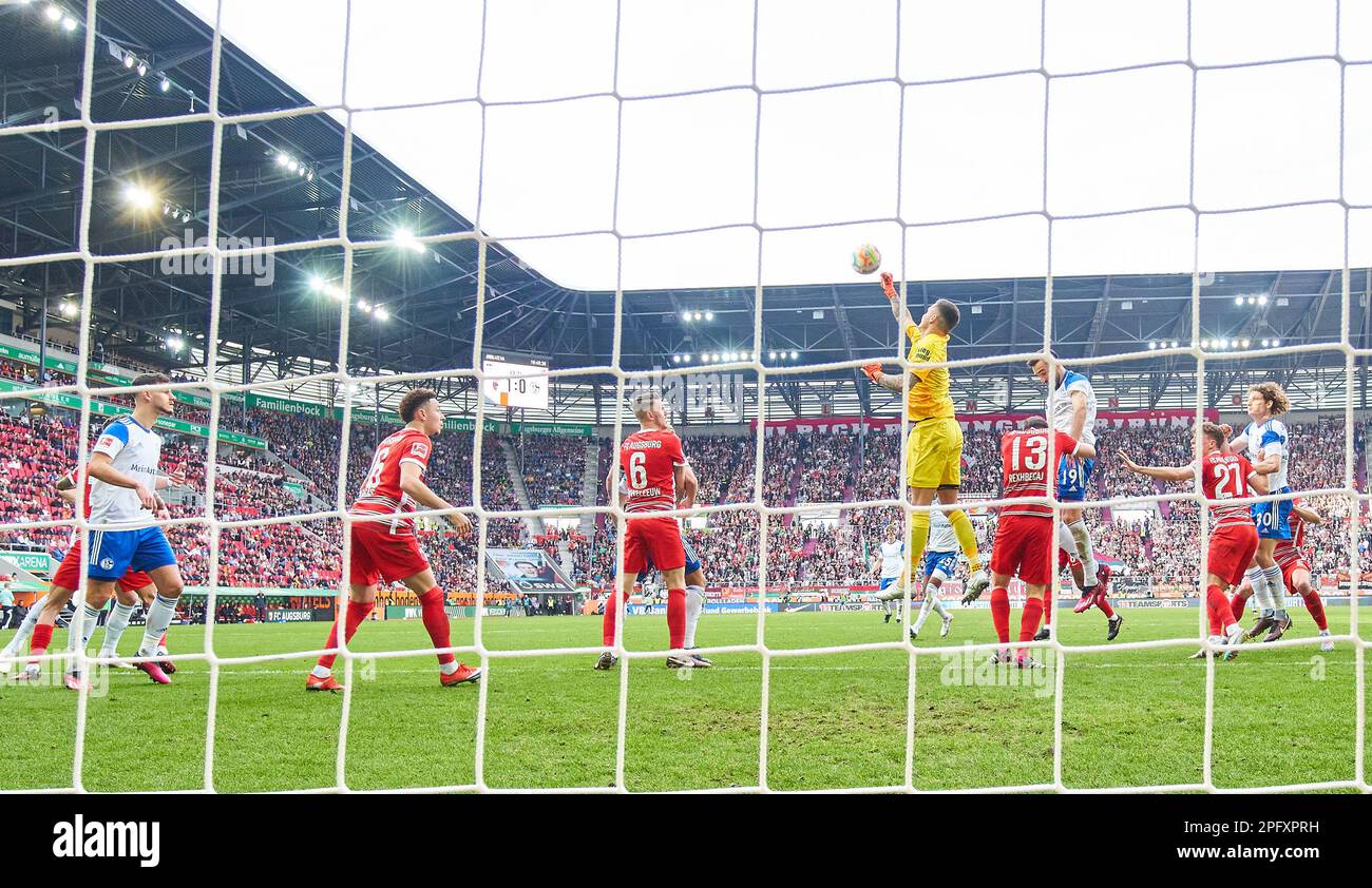 Action behind goal football hi-res stock photography and images - Alamy
