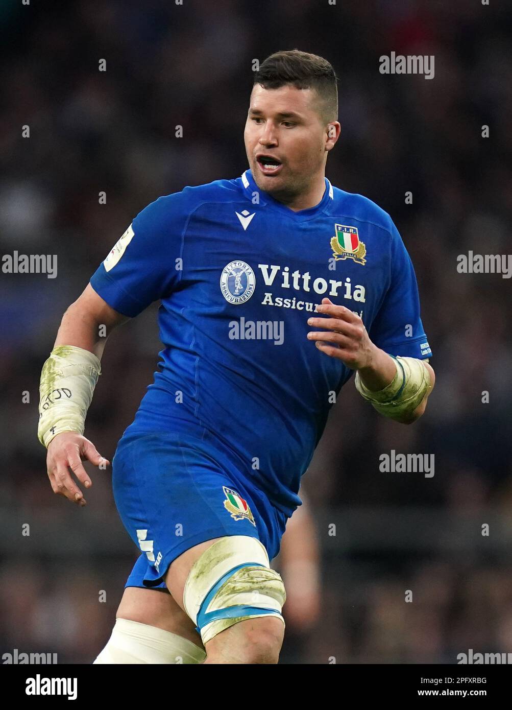 File photo dated 12-02-2023 of Italy's Sebastian Negri. In a position ...