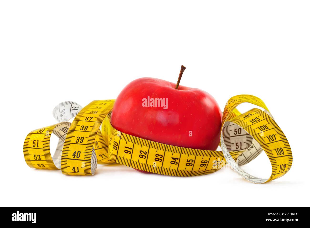 Apple tape measure hi-res stock photography and images - Alamy