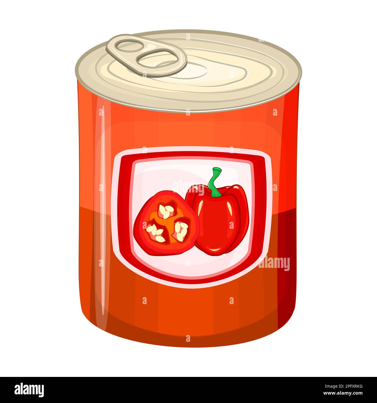 Hungarian paprika tin Cut Out Stock Images & Pictures - Alamy