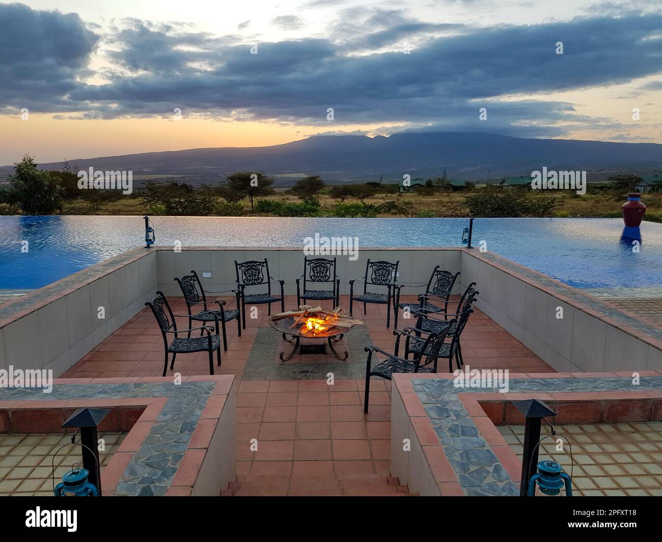 Swimming pool in lodge hi-res stock photography and images - Alamy