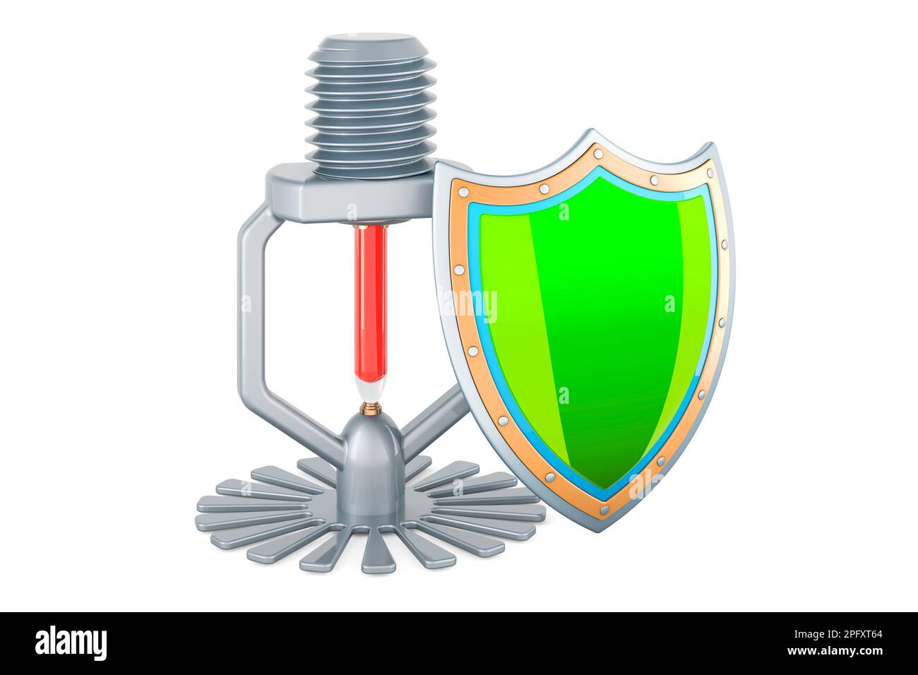 Fire safety sprinkler on Cut Out Stock Images & Pictures - Alamy