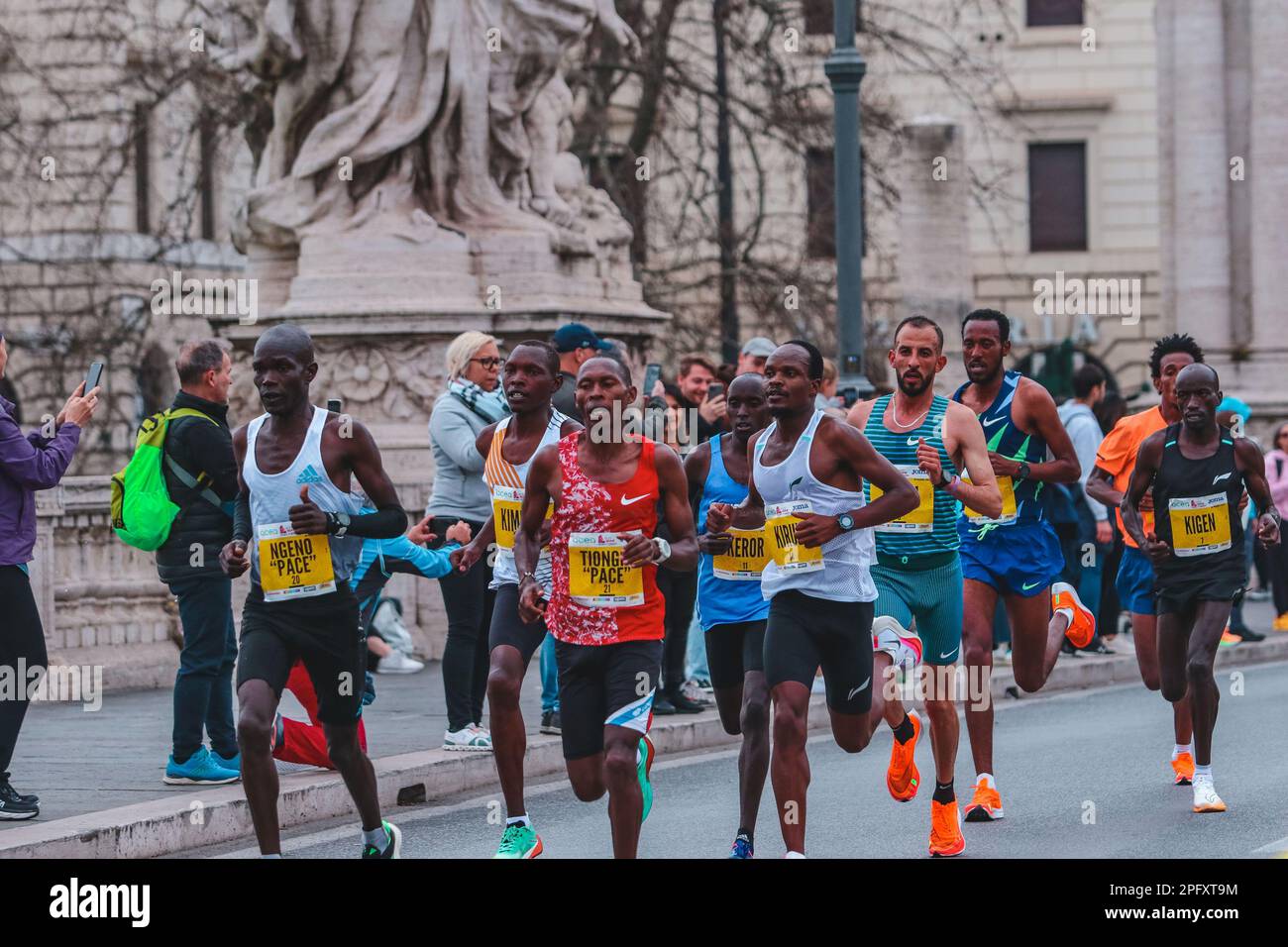 Rome, Rome, Italy, March 19, 2023, KIRUI FELIX KIPROTICH (Kenya), KEROR ...