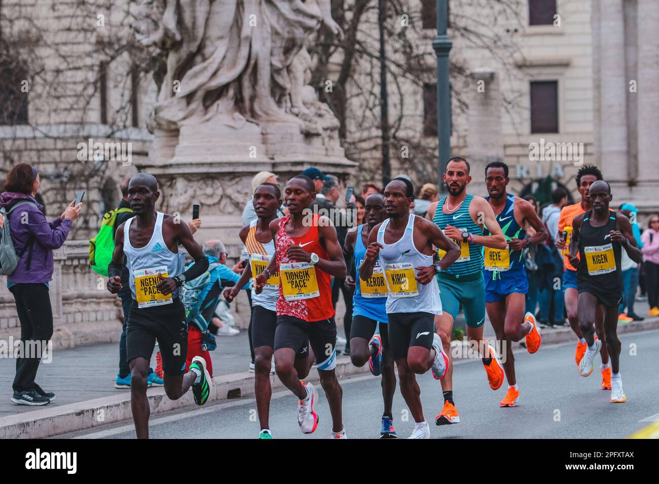 Rome, Rome, Italy, March 19, 2023, KIRUI FELIX KIPROTICH (Kenya), KEROR ...