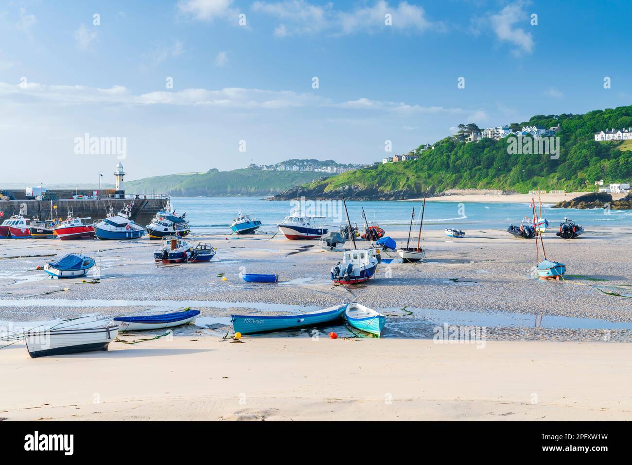 Harbour Sand, St Ives, Cornwall, England, United Kingdom, Europe Stock ...