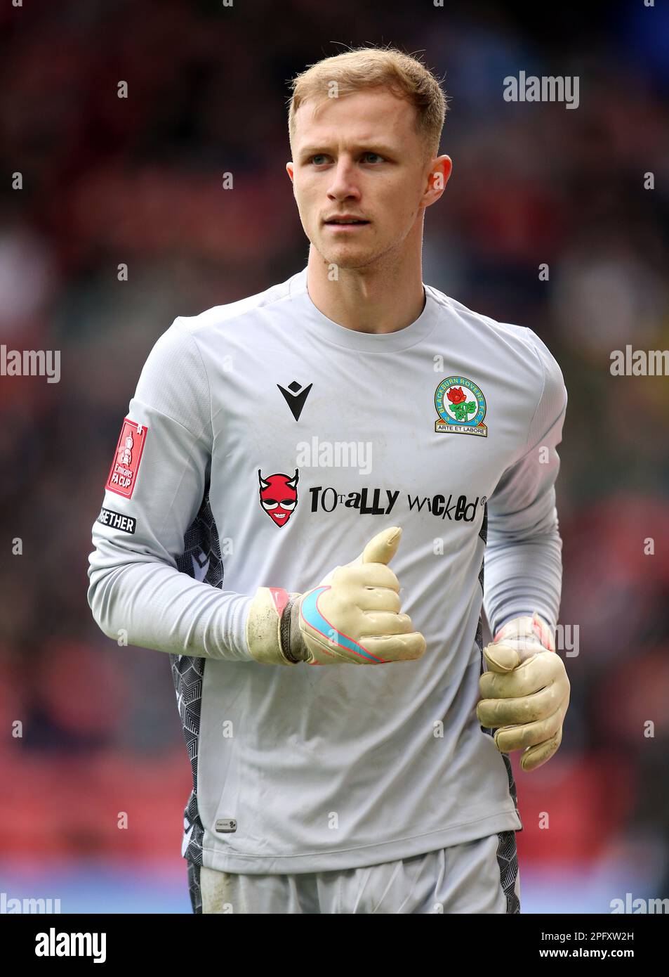 Blackburn Rovers goalkeeper Aynsley Pears during the Emirates FA Cup ...
