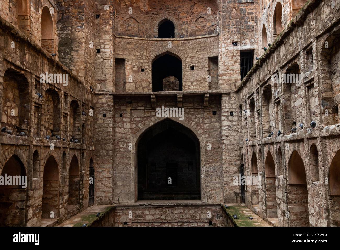 Agrasen ki Baoli, step well in Delhi Stock Photo - Alamy