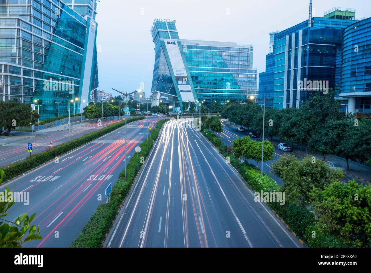 Cyber city in Gurgaon Stock Photo - Alamy