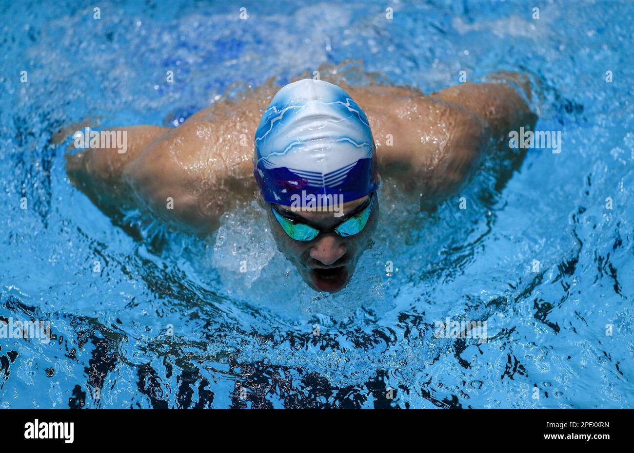 Iraq's Mustafa Al-Hayani in action during the Men's MC 100m Butterfly ...