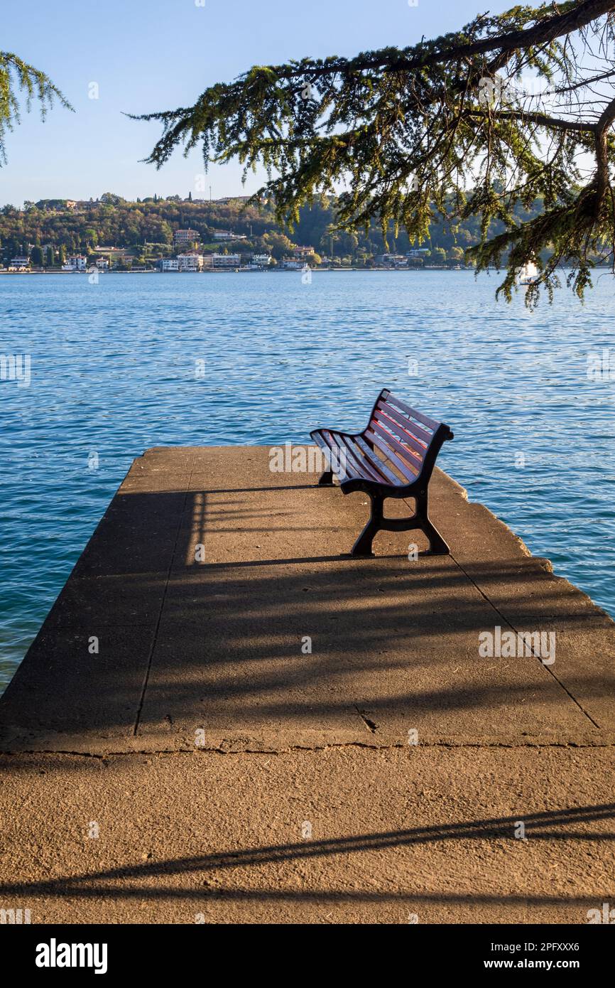 Salò Lago di Brescia Lombardia Stock Photo - Alamy