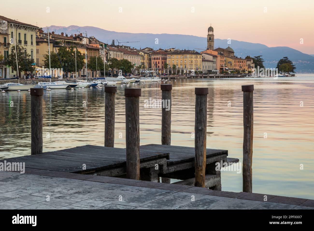Salò Lago di Brescia Lombardia Stock Photo - Alamy