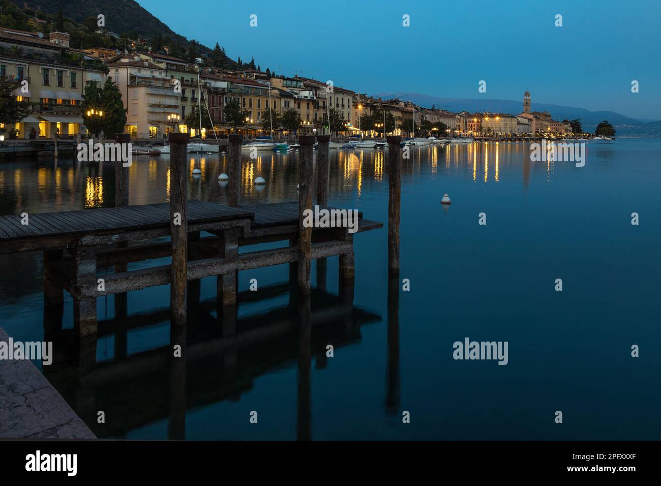 Salò Lago di Brescia Lombardia Stock Photo - Alamy