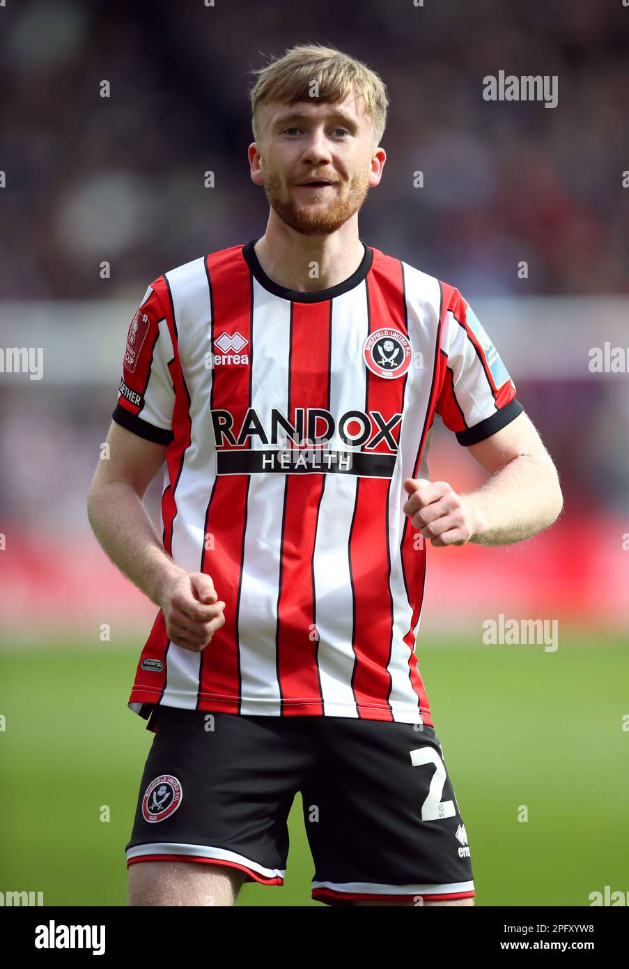 Sheffield United's Tommy Doyle during the Emirates FA Cup quarter final ...