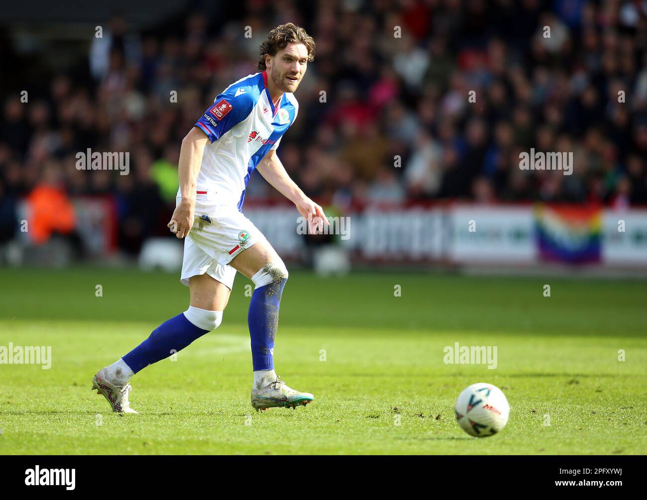 Blackburn Rovers' Sam Gallagher during the Emirates FA Cup quarter ...