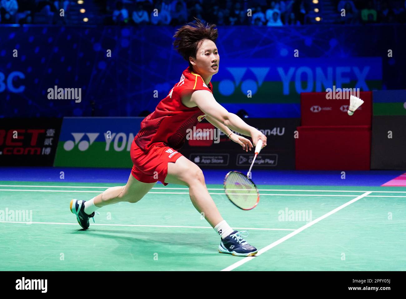 China's Chen Yu Fei in action against Korea's An Se Young (not pictured ...