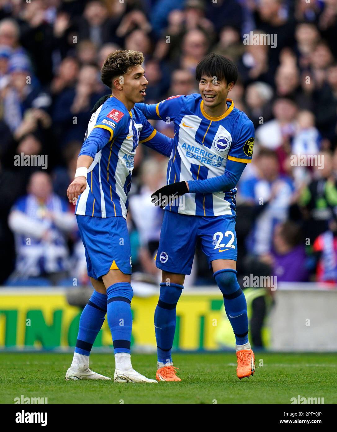 Kaoru mitoma goal celebration hi-res stock photography and images - Alamy