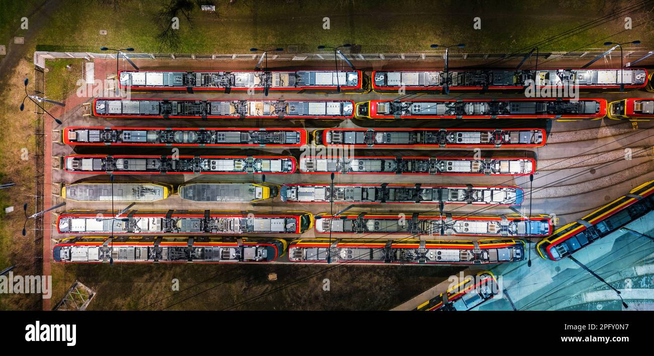 The tram depot hi-res stock photography and images - Alamy