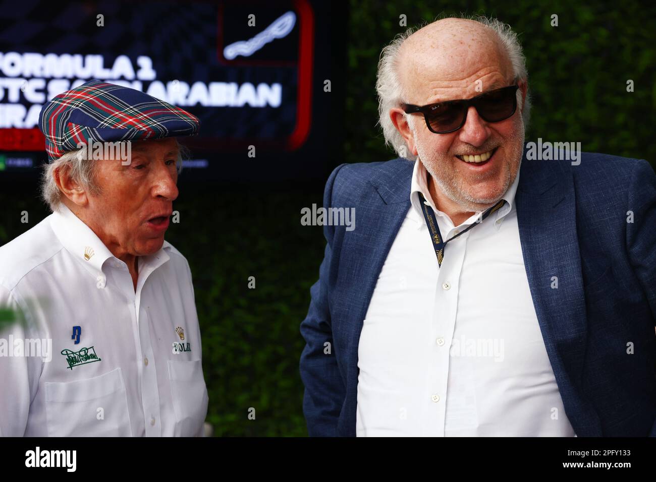 Jeddah, Saudi Arabia. 19th Mar, 2023. (L to R): Jackie Stewart (GBR ...