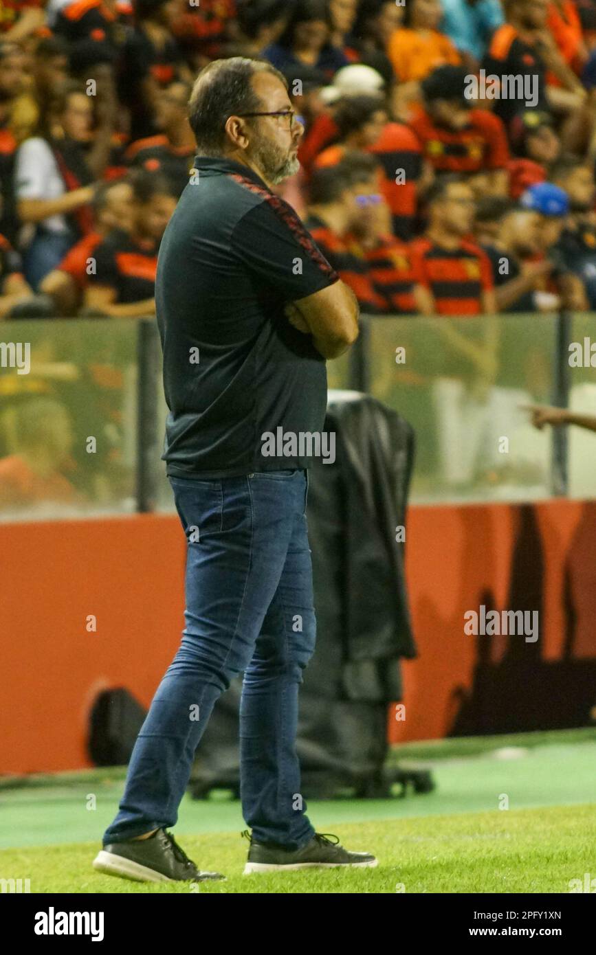 Recife, Brazil. 21st Jan, 2023. 0 against ABC, the game took place this ...