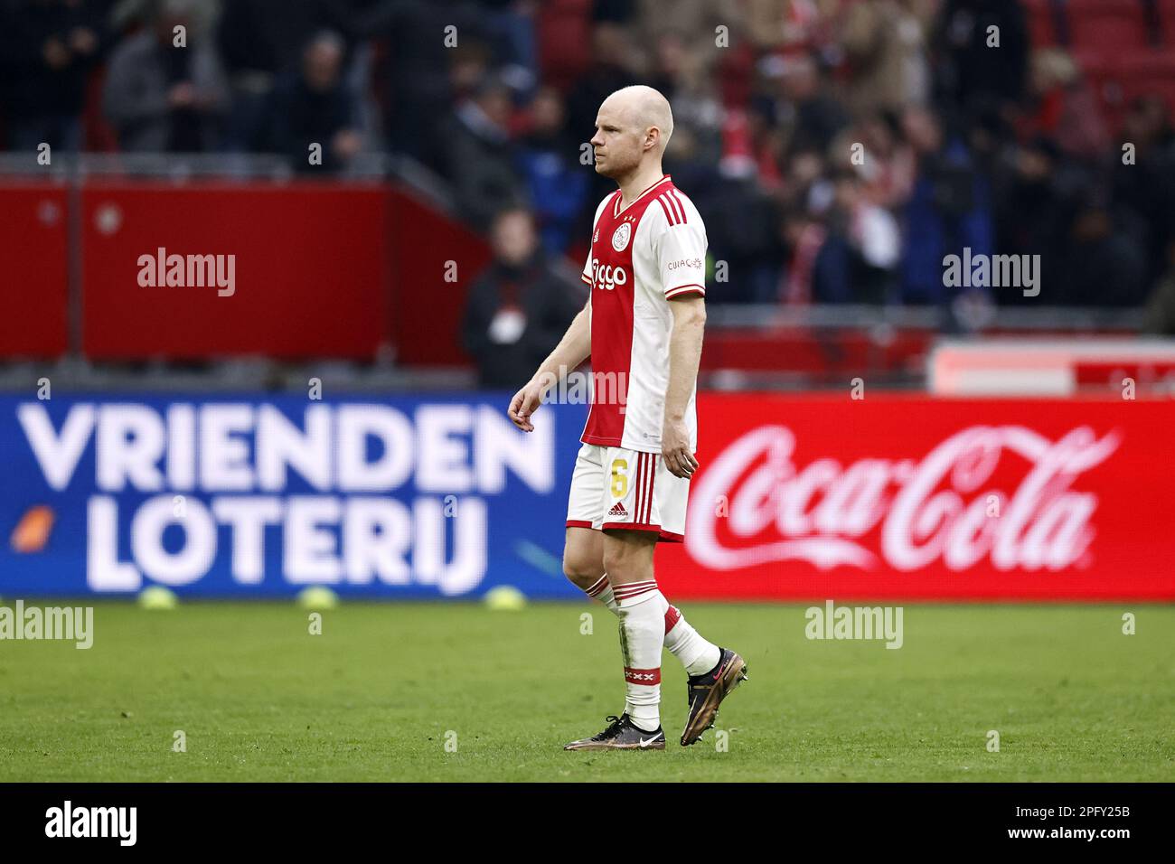 AMSTERDAM - Davy Klaassen of Ajax during the Dutch premier league match between Ajax Amsterdam ...