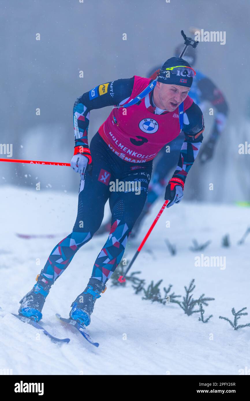 Oslo, Norway 19 March 2023, Vetle Sjaastad Christiansen of Norway ...