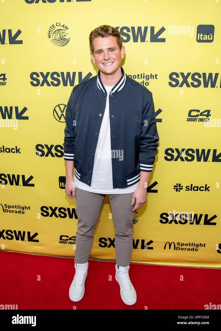 AUSTIN, TEXAS - MARCH 18: Alex Convery attend the world premiere of ...