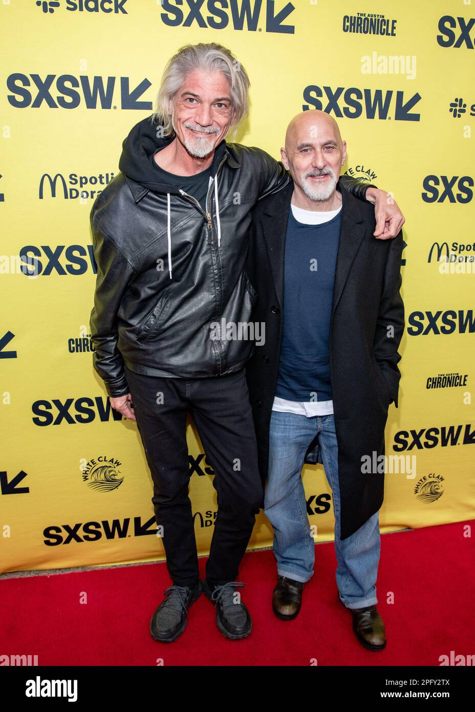 AUSTIN, TEXAS - MARCH 18: C.M. Talkington (L) and Jeff Robinov attend ...