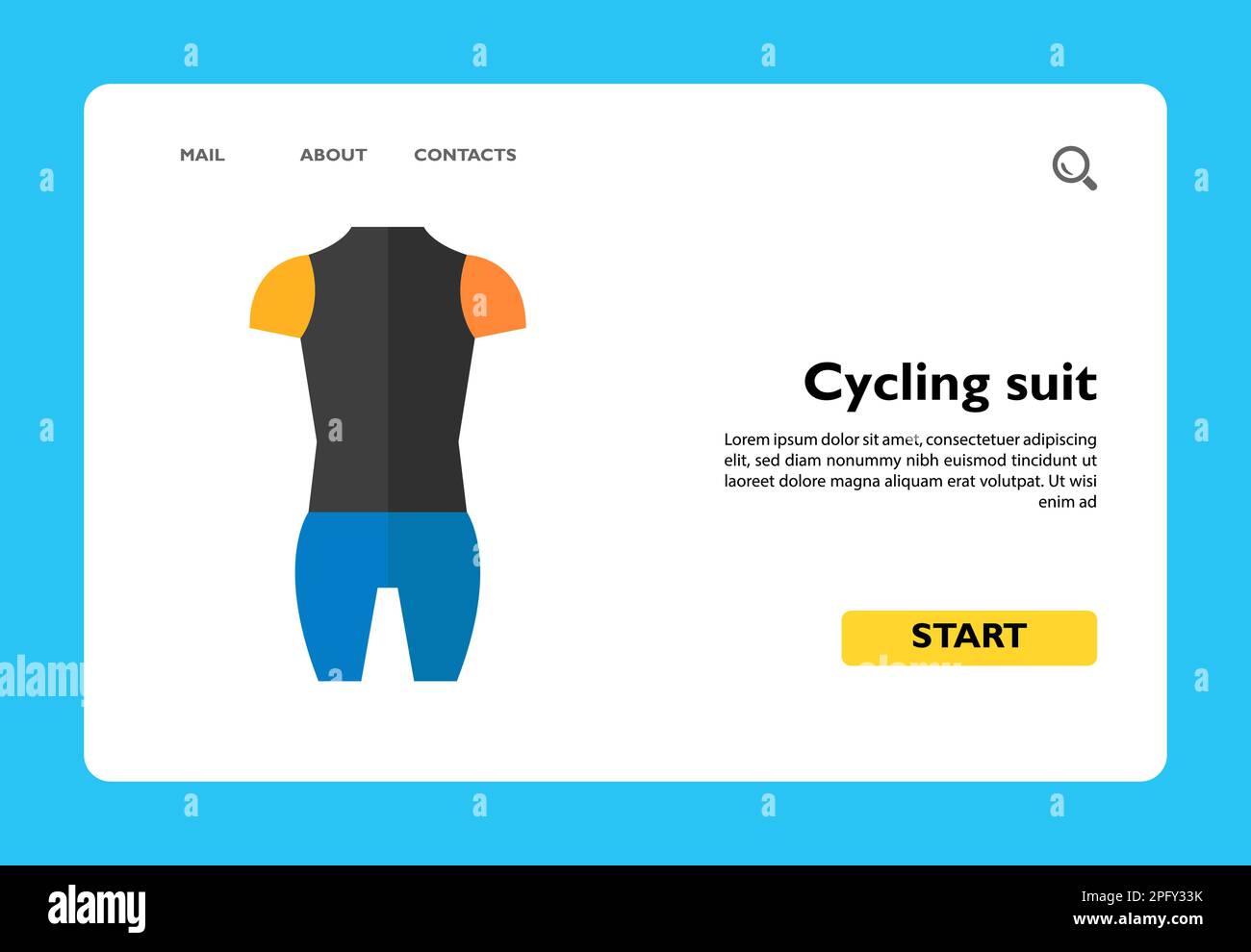 Icon of cyclist suit Stock Vector Image & Art - Alamy