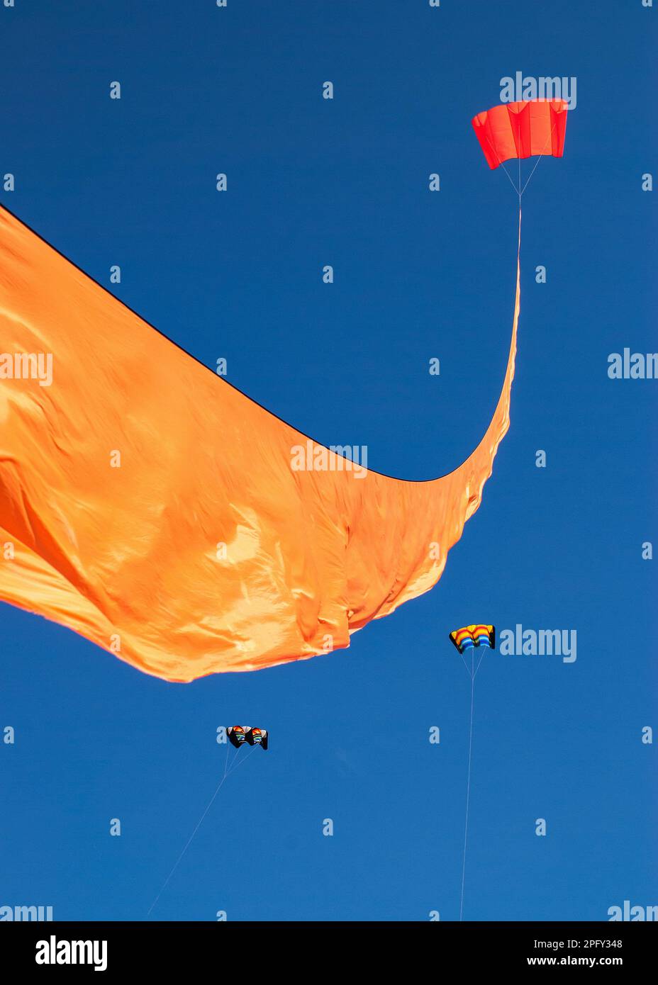 Huge kites on display at the Morecambe Kite Festival Stock Photo - Alamy