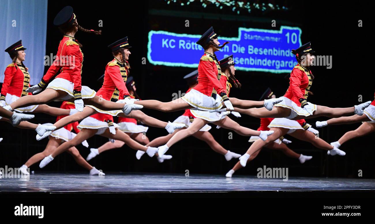 Stuttgart, Germany. 19th Mar, 2023. The ladies of the Carnival Club ...