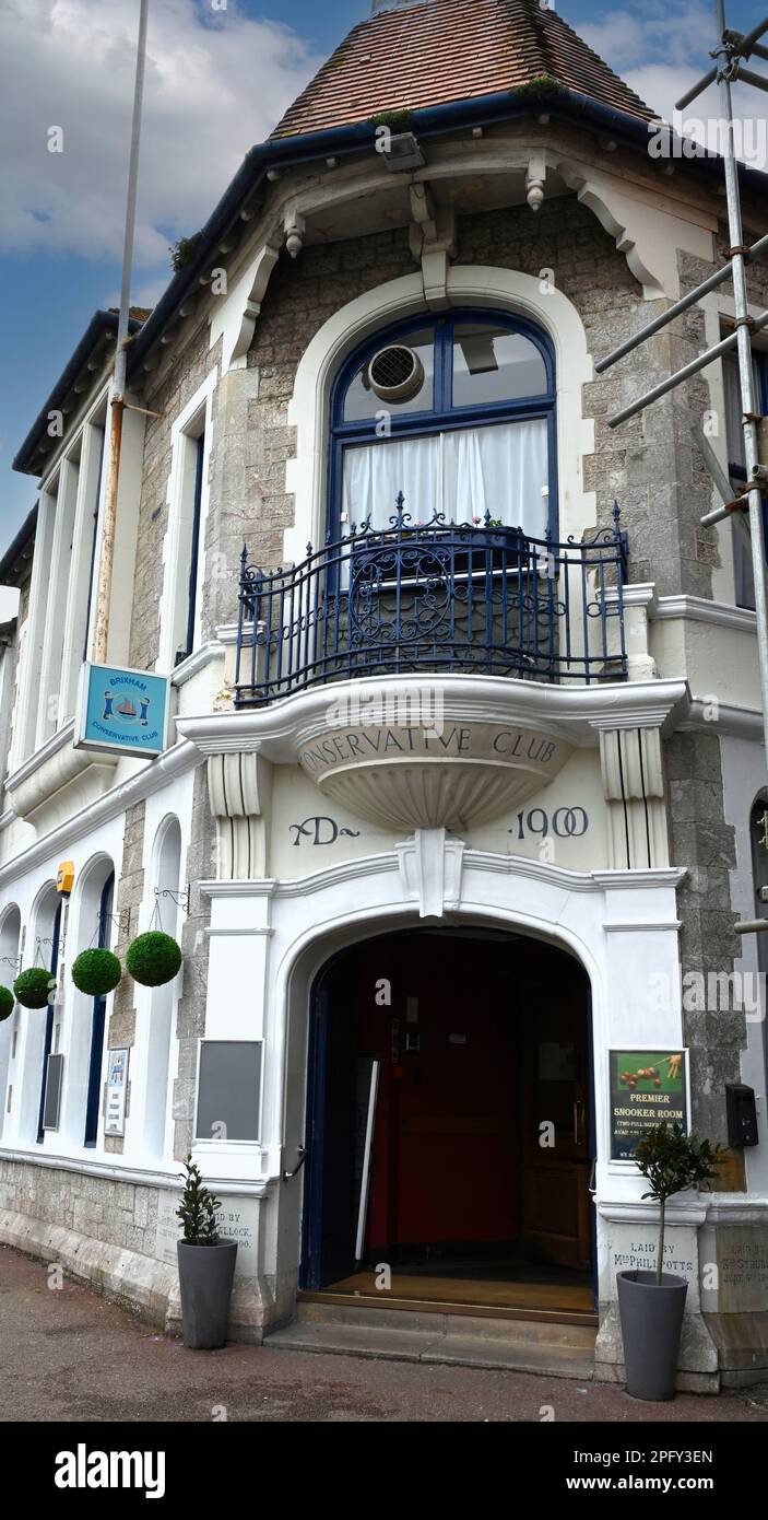 Brixham Conservative Club building, New Road, Brixham, Devon, England ...