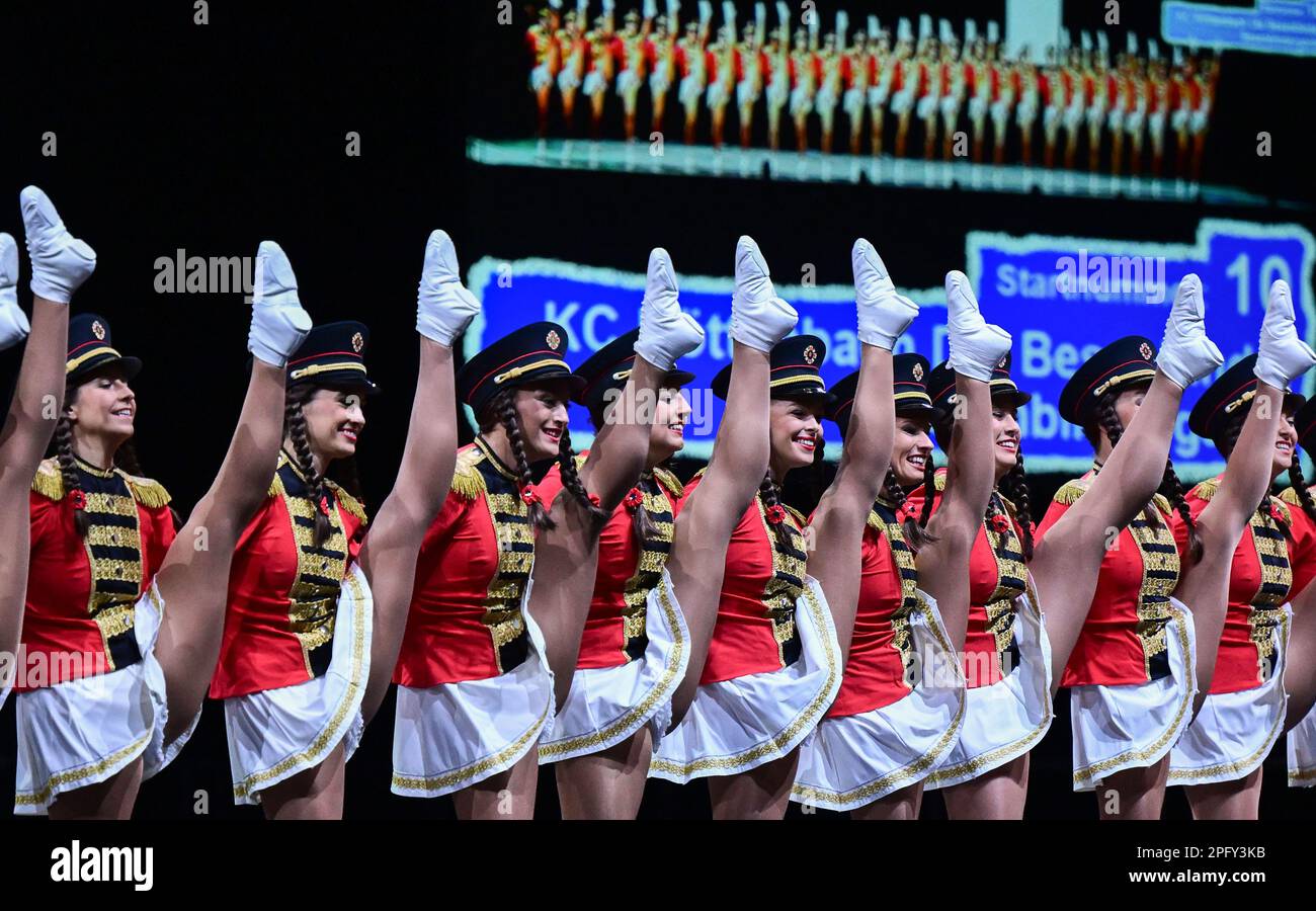 Stuttgart, Germany. 19th Mar, 2023. The ladies of the Carnival Club ...