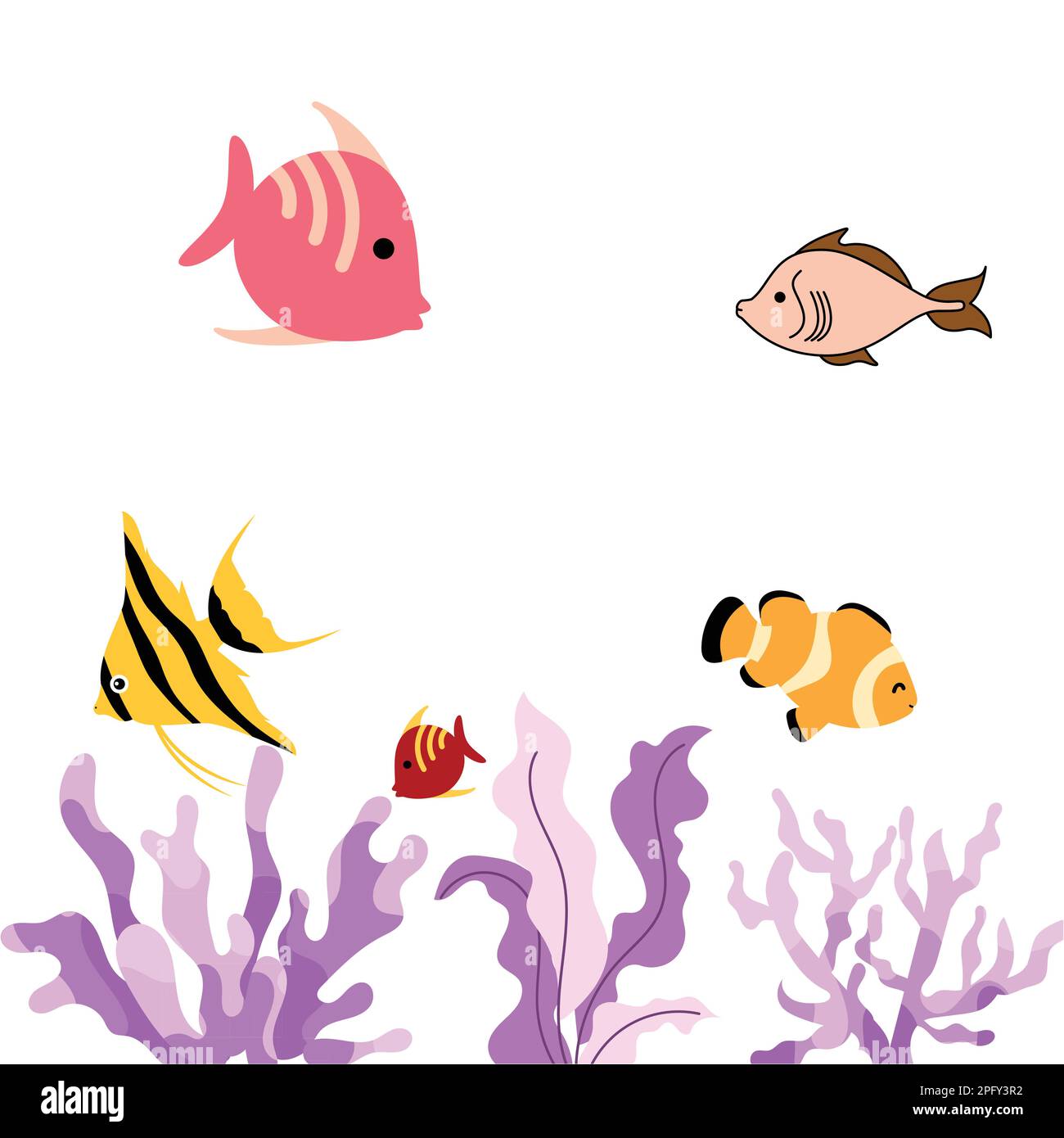 Colorful fish tank. Fish tank setup. Beautiful fishes in fish tank ...