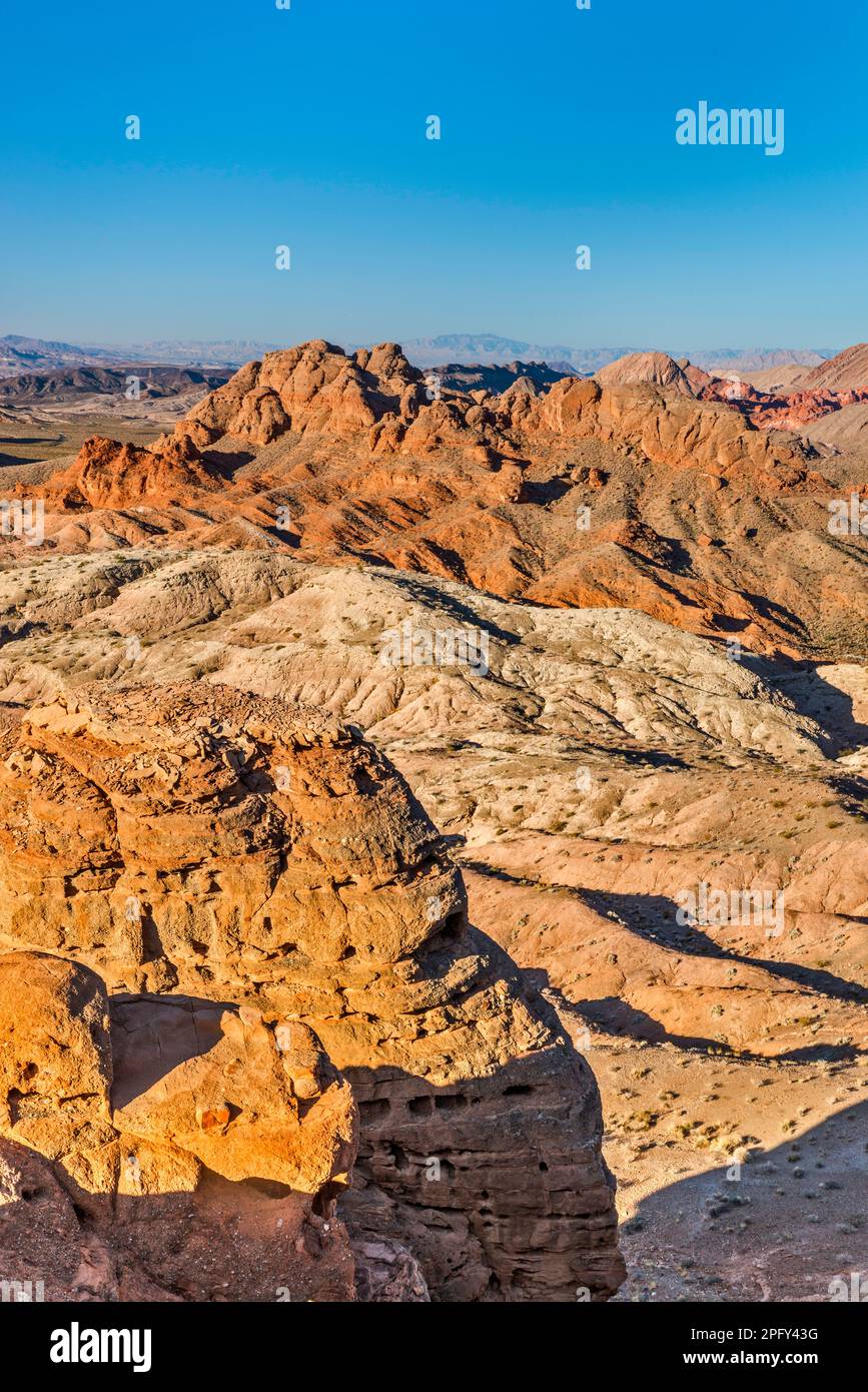 Pinto Ridge, view from Bitter Springs Road, near Lake Mead National ...