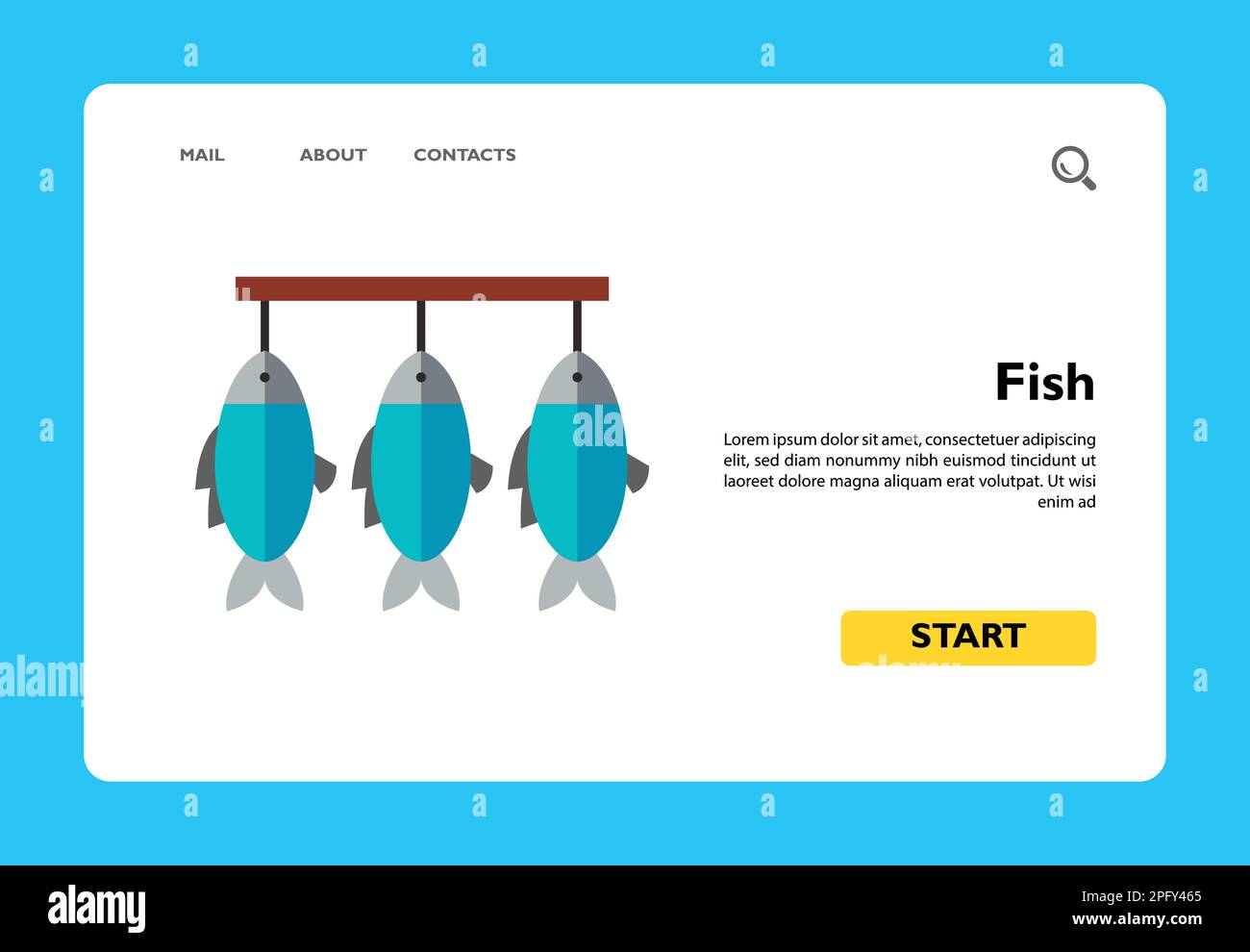 Stockfish hanging Stock Vector Images - Alamy