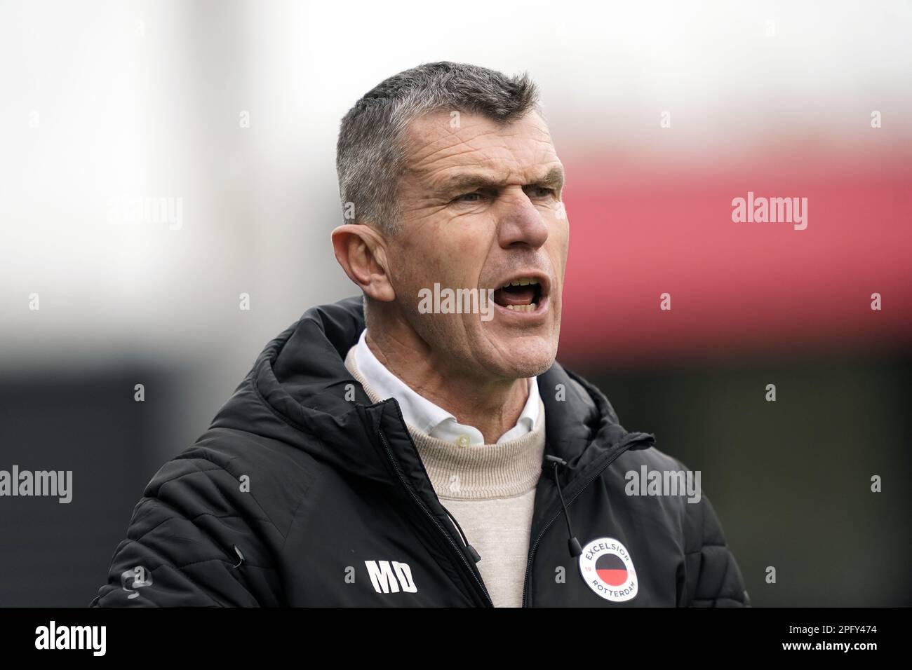 ROTTERDAM - sbv Excelsior coach Marinus Dijkhuizen during the Dutch ...