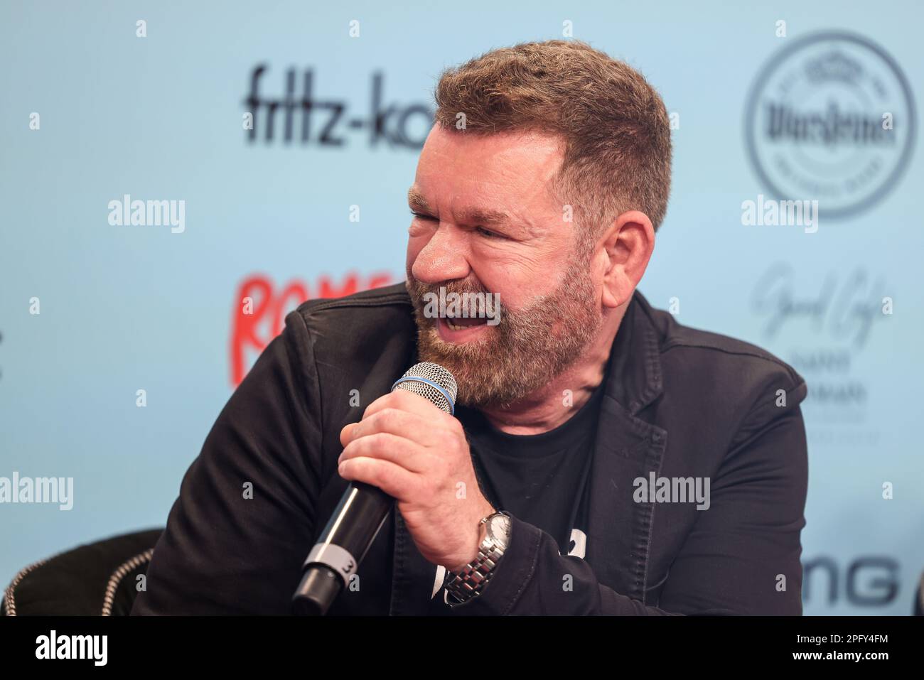 Berlin, Germany. 19th Mar, 2023. Peter Plate speaks at the press ...