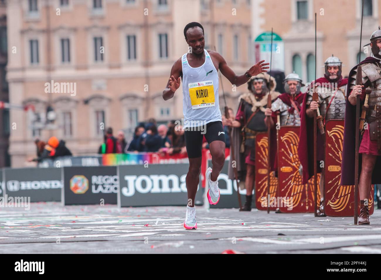 Rome, Rome, Italy, March 19, 2023, KIRUI FELIX KIPROTICH (Kenya) during 2023 Rome Marathon ...