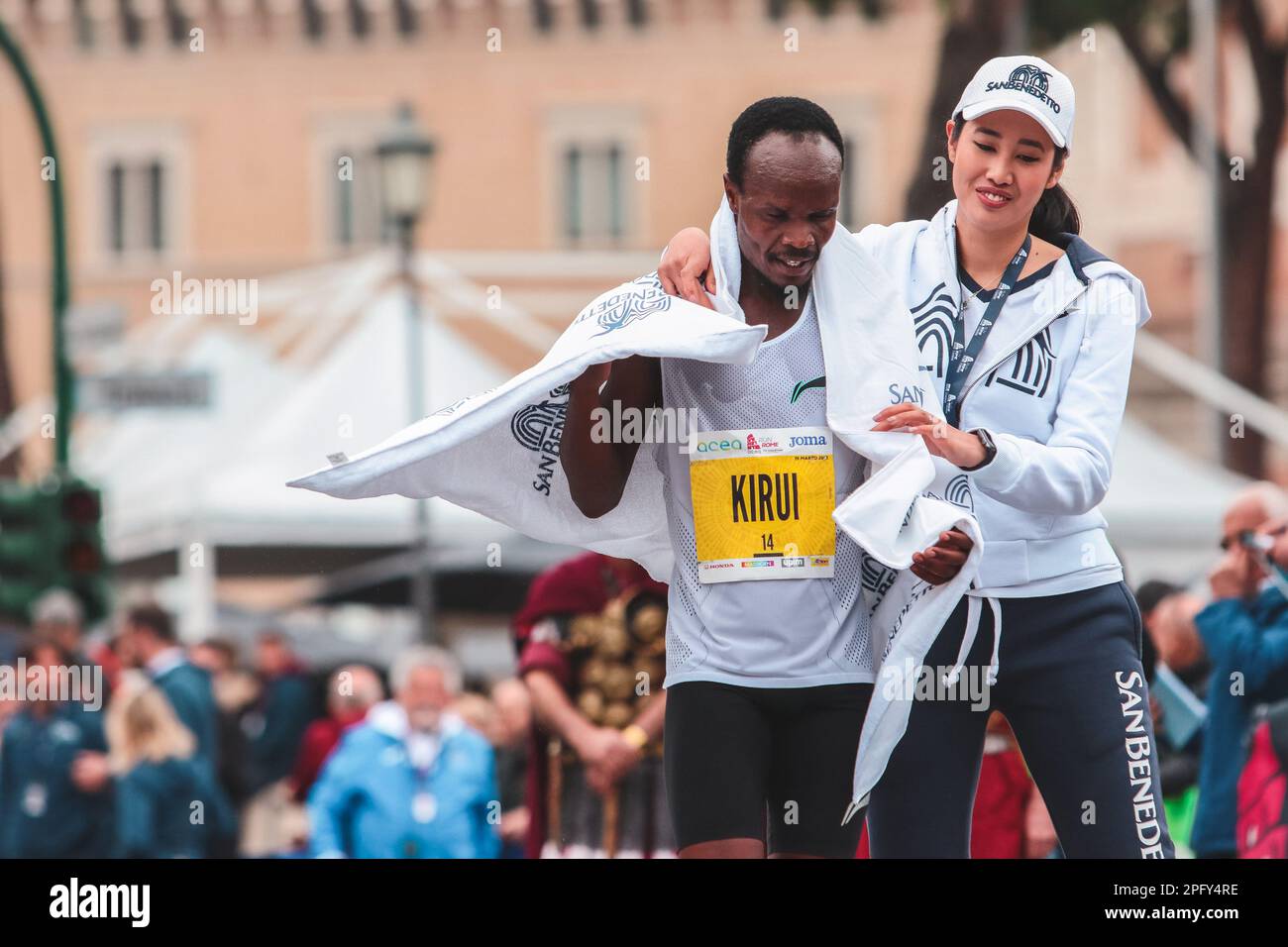Rome, Rome, Italy, March 19, 2023, KIRUI FELIX KIPROTICH (Kenya) during 2023 Rome Marathon ...
