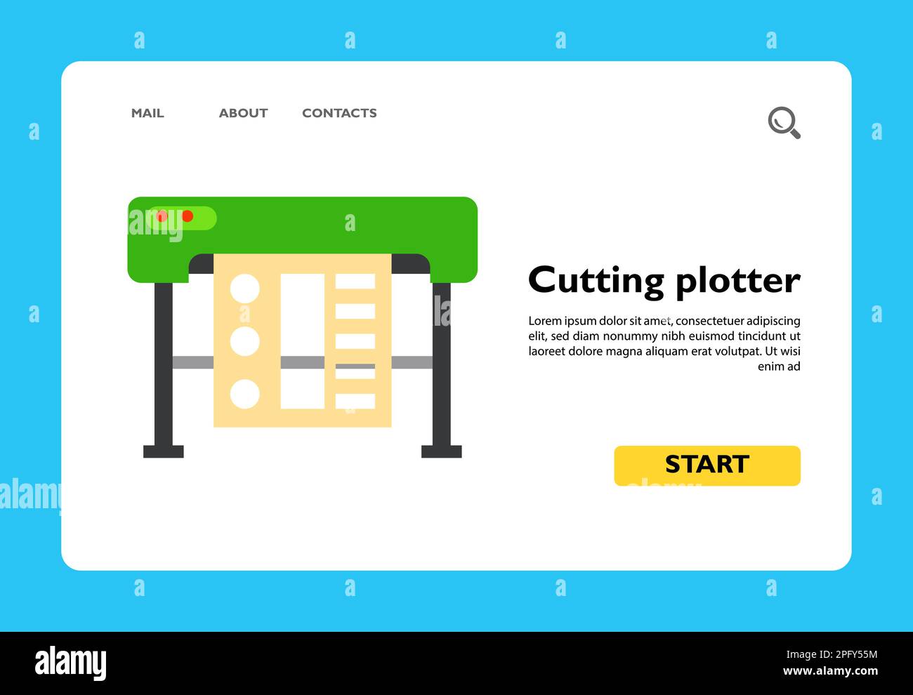 Cutting plotter Stock Vector Images - Alamy