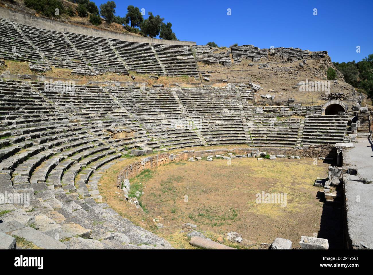 Nysa Ancient City - Aydin - TURKEY Stock Photo - Alamy