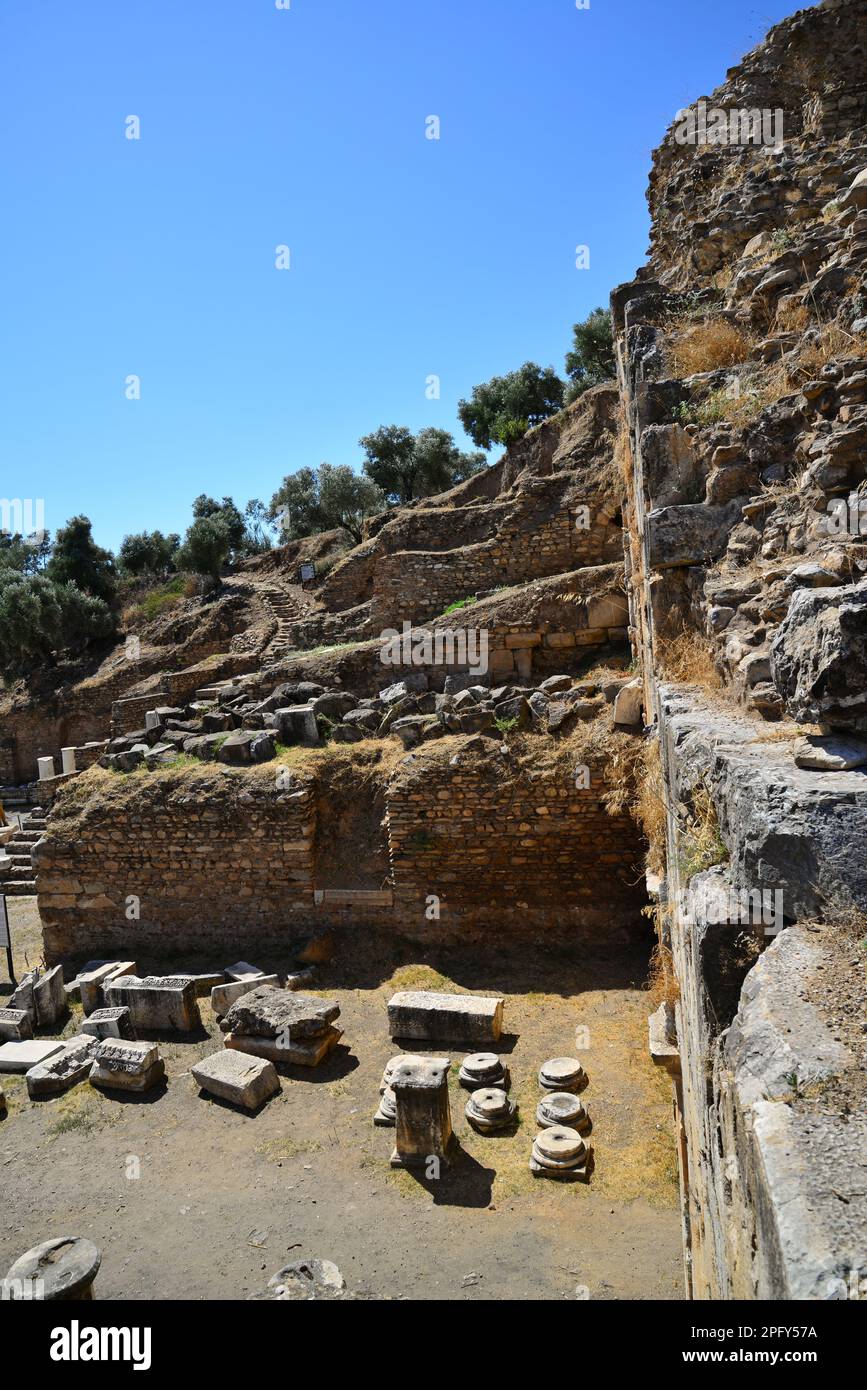 Nysa Ancient City - Aydin - TURKEY Stock Photo - Alamy