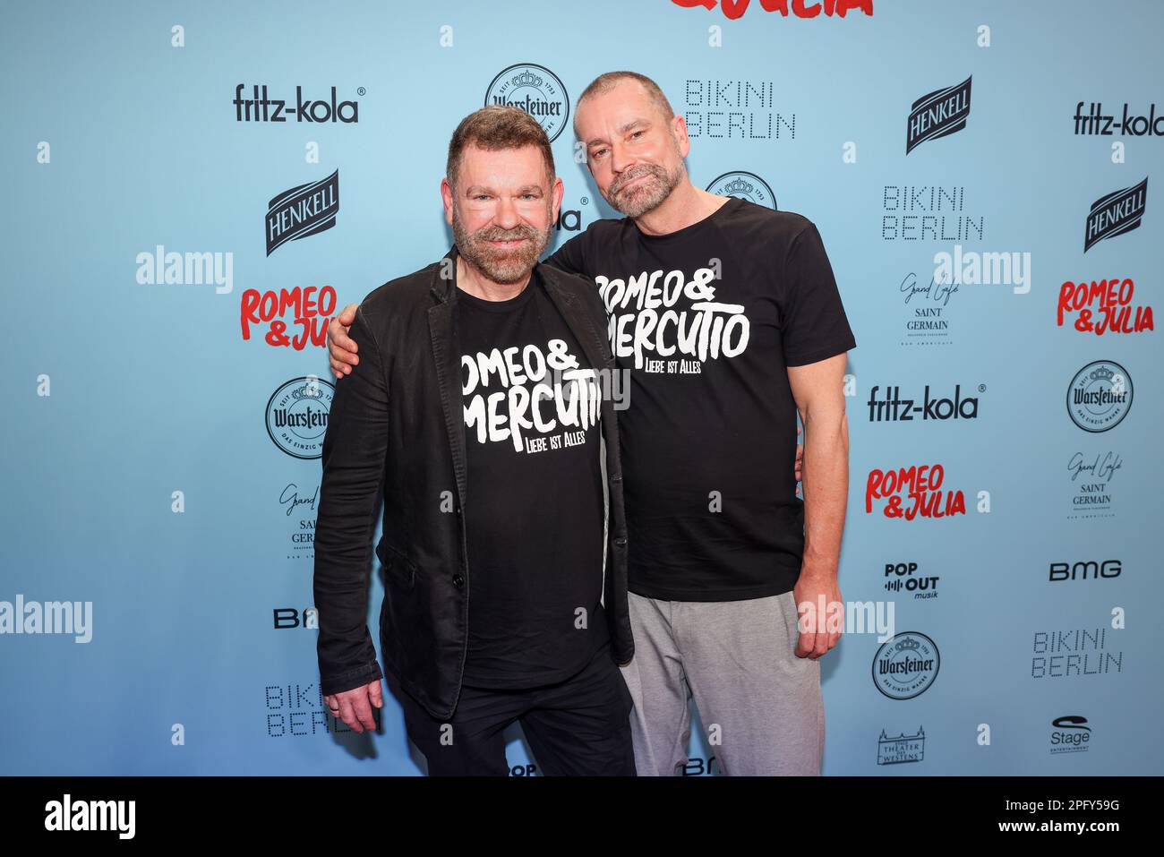 Berlin, Germany. 19th Mar, 2023. Peter Plate (l) and Ulf Leo Sommer at ...