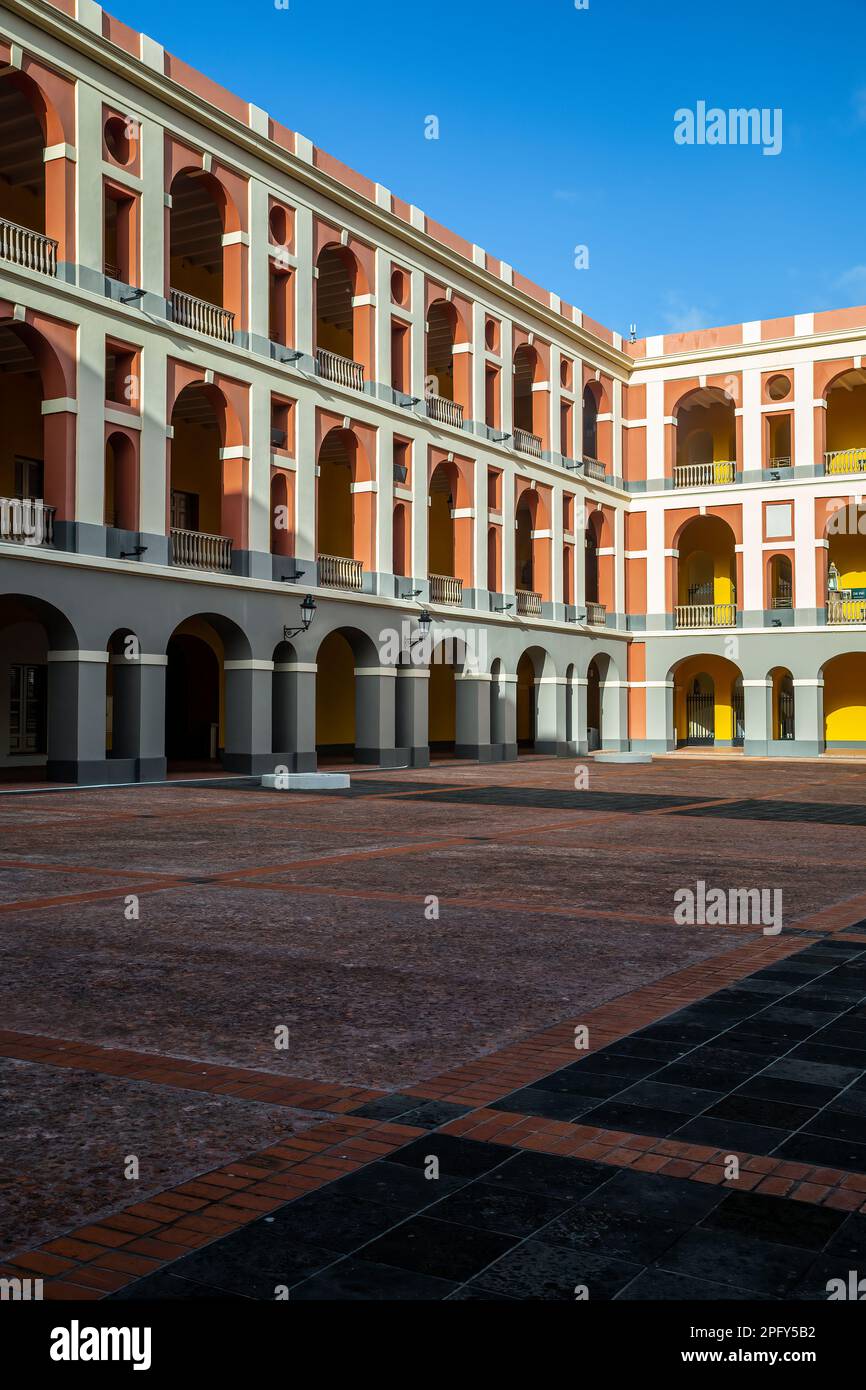 Courtyard, Museum of the Americas (Museo de las Americas), Historic ...