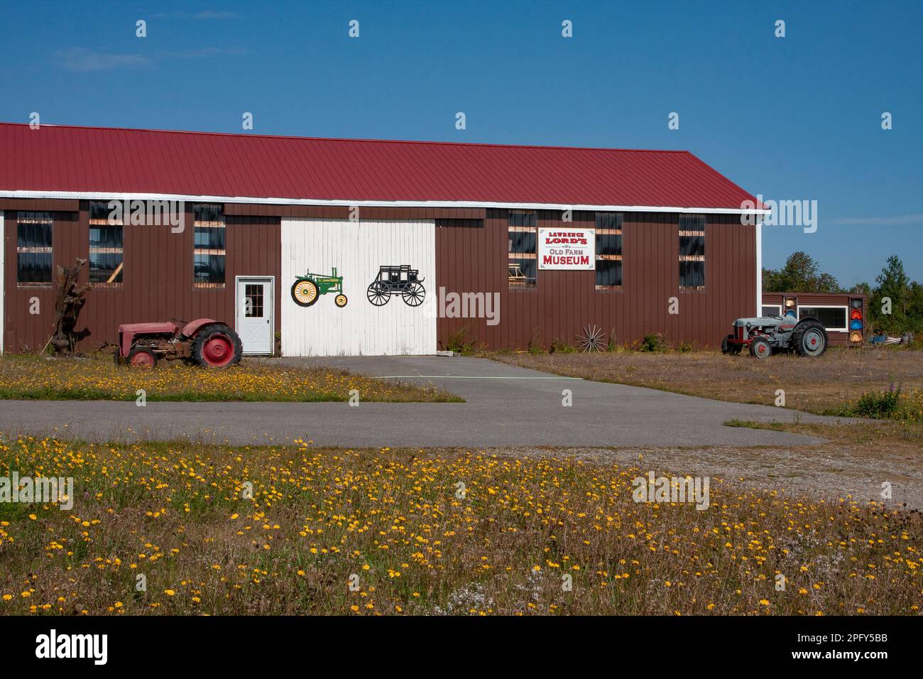 United States, Maine, Alexander, Lawrence Lord's Old Farm Museum, Route ...