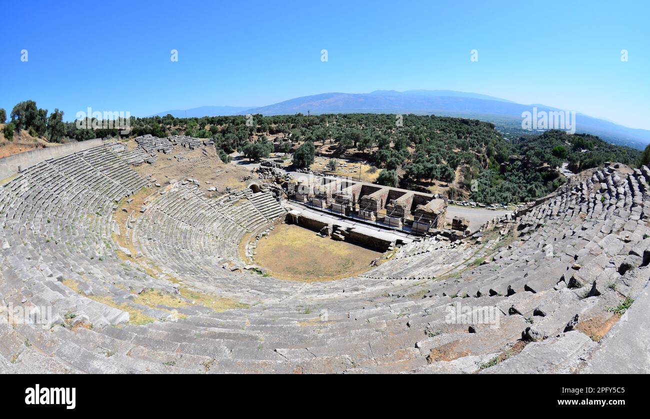 Nysa Ancient City - Aydin - TURKEY Stock Photo - Alamy