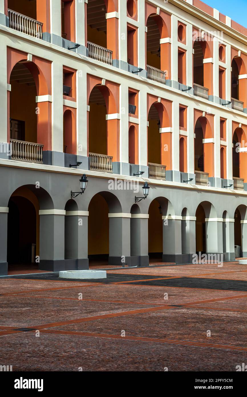 Courtyard, Museum of the Americas (Museo de las Americas), Historic ...