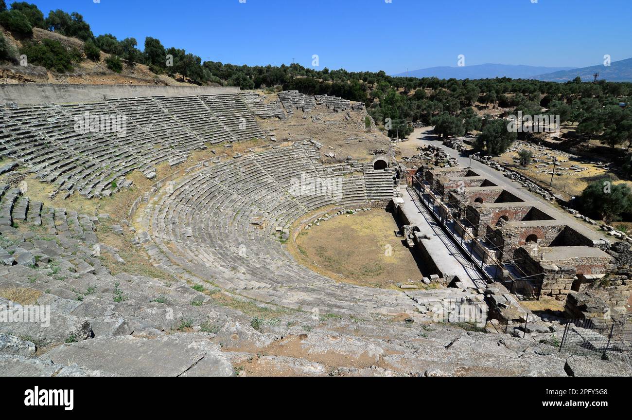 Nysa Ancient City - Aydin - TURKEY Stock Photo - Alamy